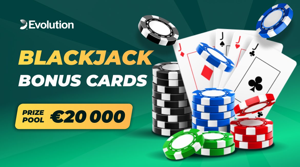 Blackjack Bonus Cards from Evolution - €20 000 prize pool